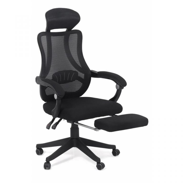 Scaun ergonomic cu suport picioare DHO 927 Suport lombar, Mesh